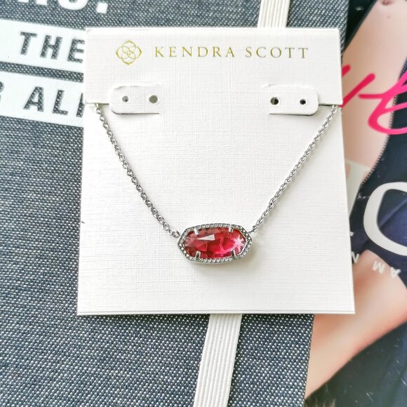 Kendra Scott | Jewelry | New Silver Kendra Scott Elisa Pendant Necklace ...